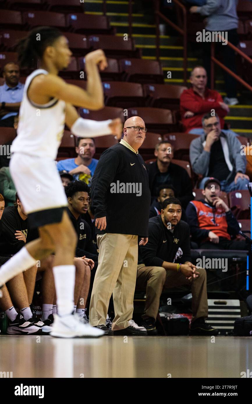 Charleston, South Carolina, USA. 16th Nov, 2023. Wake Forest Demon ...