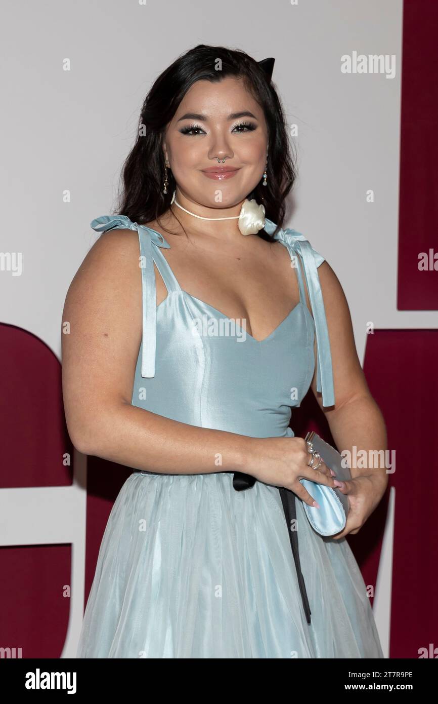 Los Angeles, USA. 16th Nov, 2023. Elizabeth Yu attends the arrivals of ...