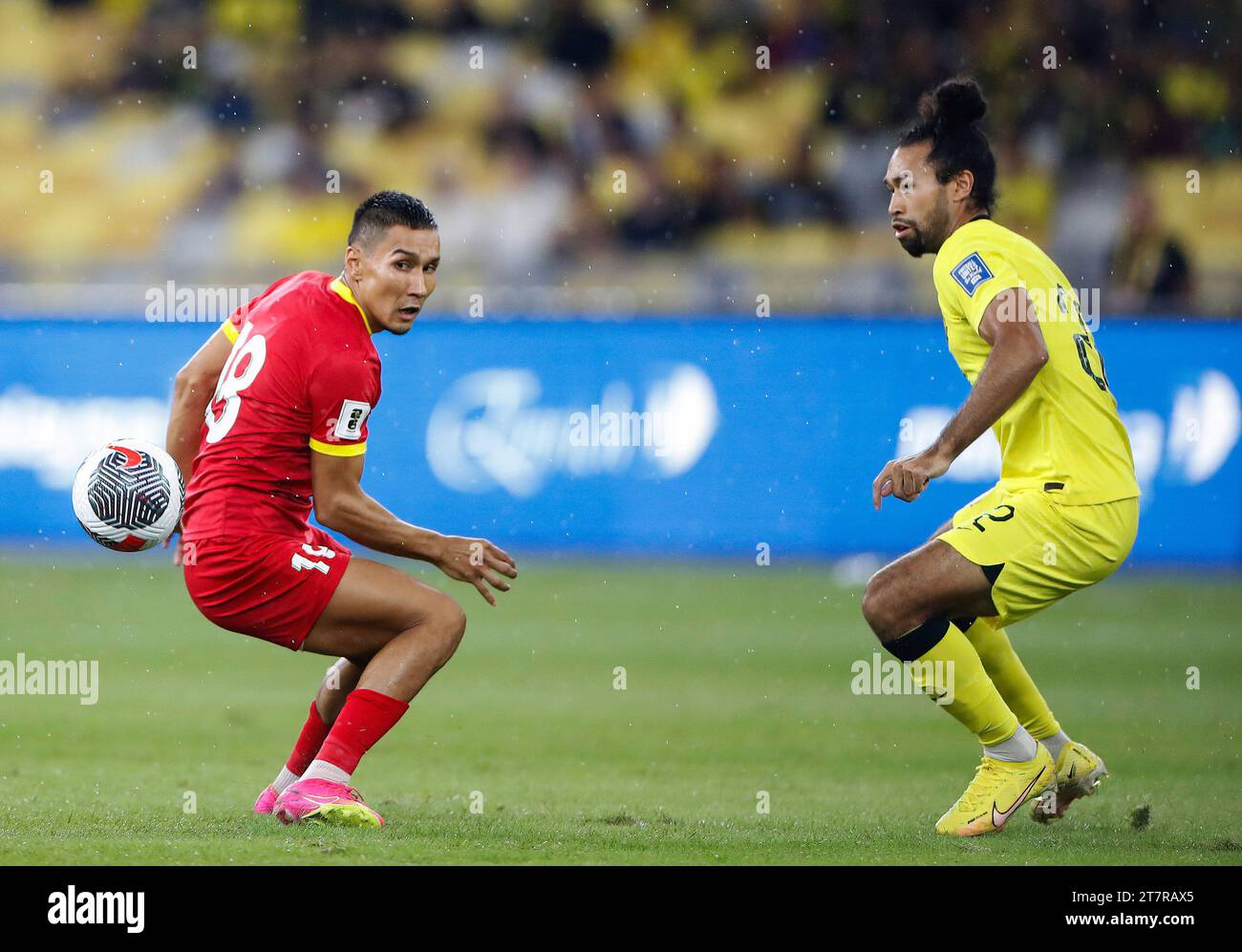 Kuala Lumpur, Malaysia. 16th Nov, 2023. Zhyrgalbek Kairat of Kyrgyz ...