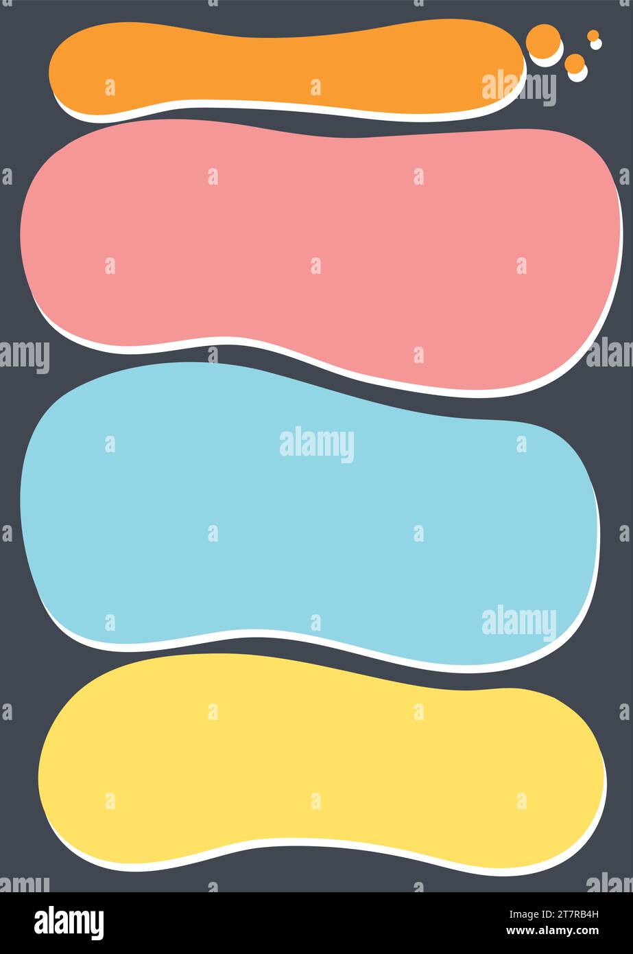 A vector cartoon illustration style template for organizing tasks Stock ...