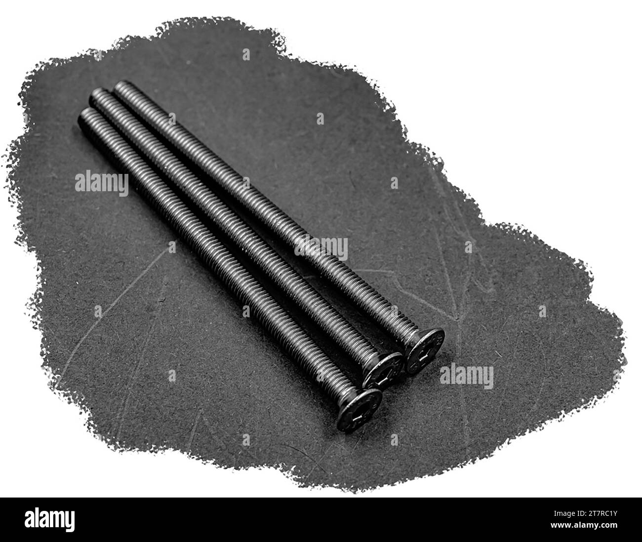 DIN 7991 stainless steel bolt close up detailed Stock Photo - Alamy