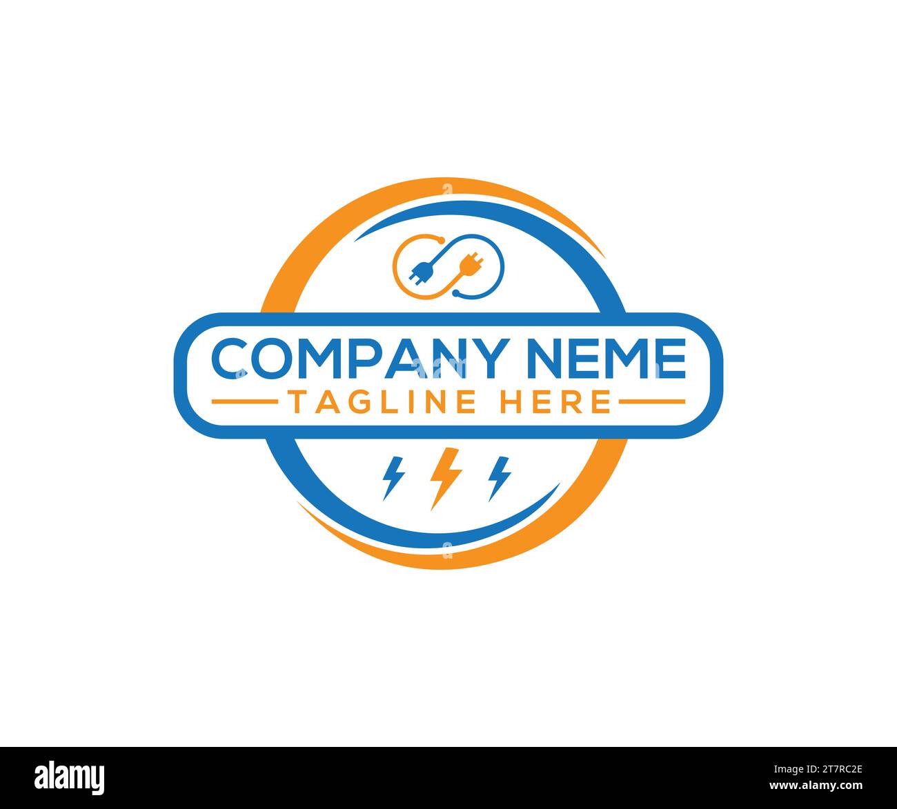 electricity logo design Stock Vector Image & Art - Alamy