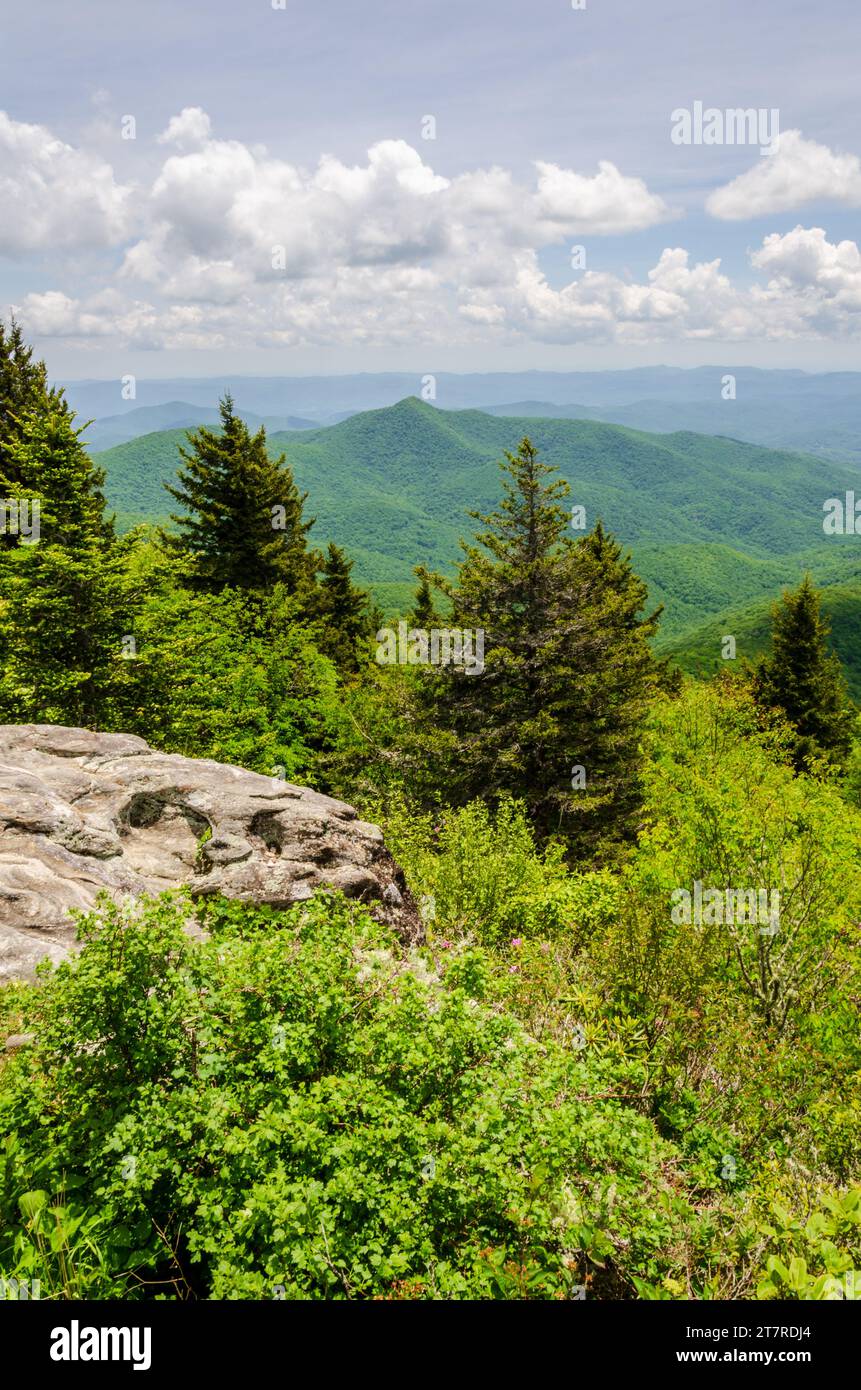 The Blue Ridge Parkway, Famous Road linking Shenandoah National Park to ...