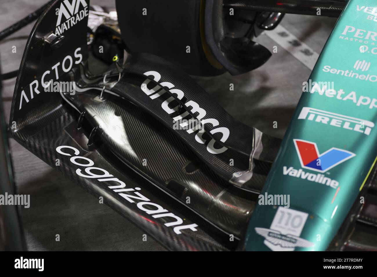 Front wing, Aston Martin F1 Team AMR23, action during the 2023 Formula ...