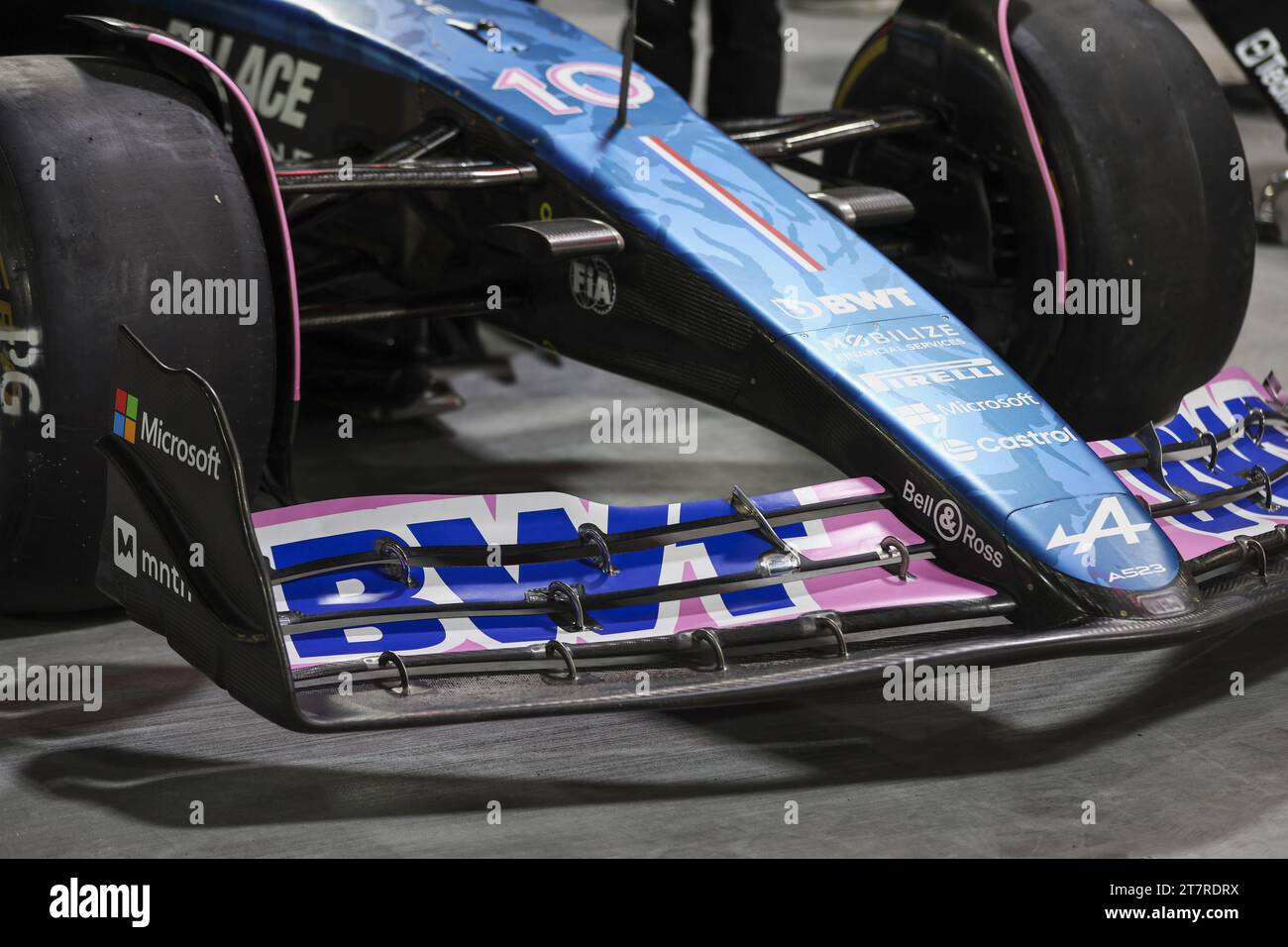 Front wing, Alpine F1 Team A523 during the 2023 Formula 1 Heineken ...