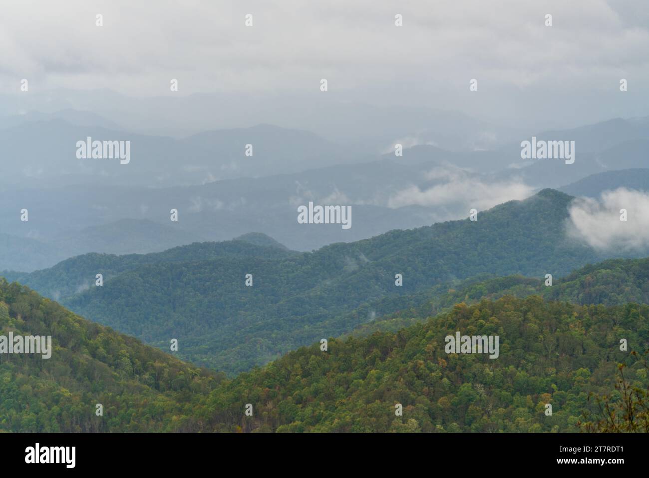 The Blue Ridge Parkway, Famous Road linking Shenandoah National Park to ...