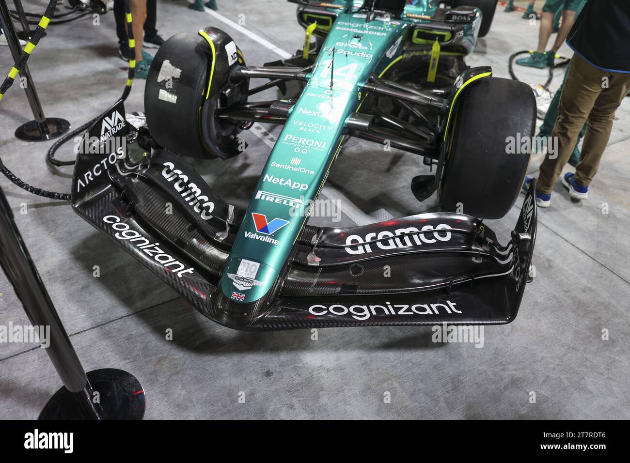 Front wing, Aston Martin F1 Team AMR23, action during the 2023 Formula ...