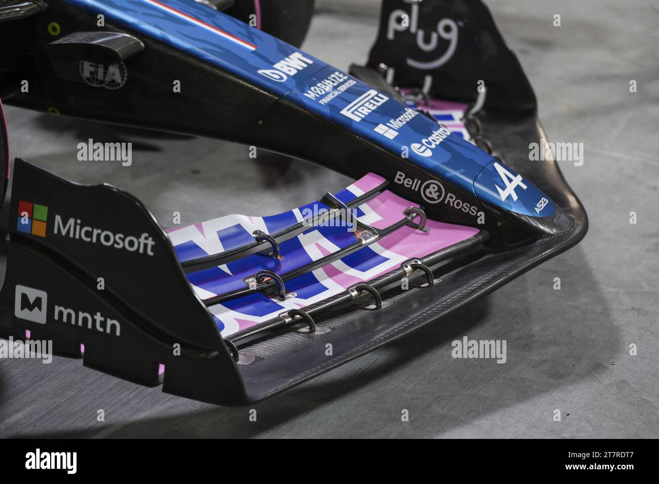 Front wing, Alpine F1 Team A523 during the 2023 Formula 1 Heineken ...