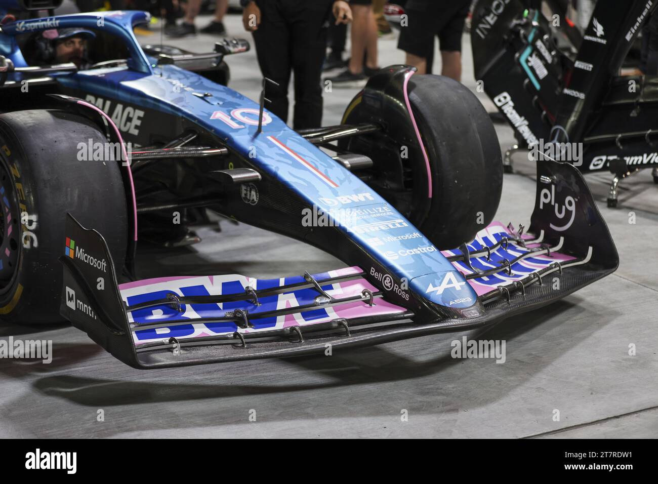 Front wing, Alpine F1 Team A523 during the 2023 Formula 1 Heineken ...