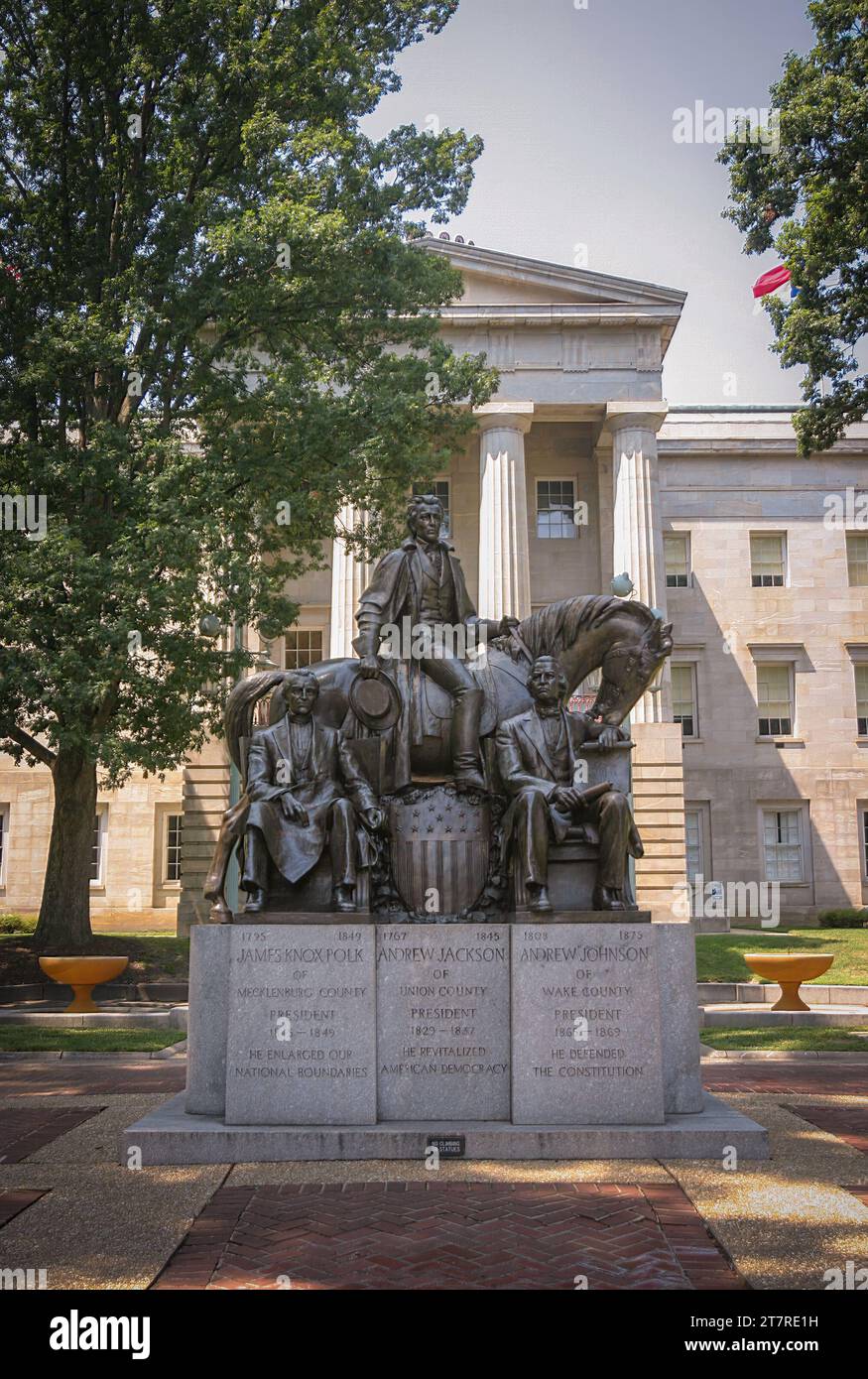 The North Carolina State Capitol, in Raleigh, North Carolina Stock ...