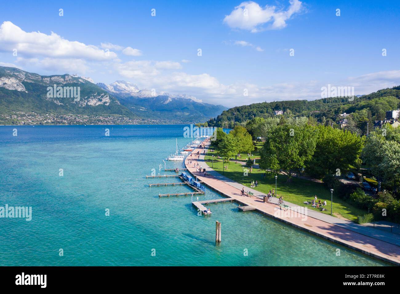 Lake annecy aerial hi-res stock photography and images - Alamy