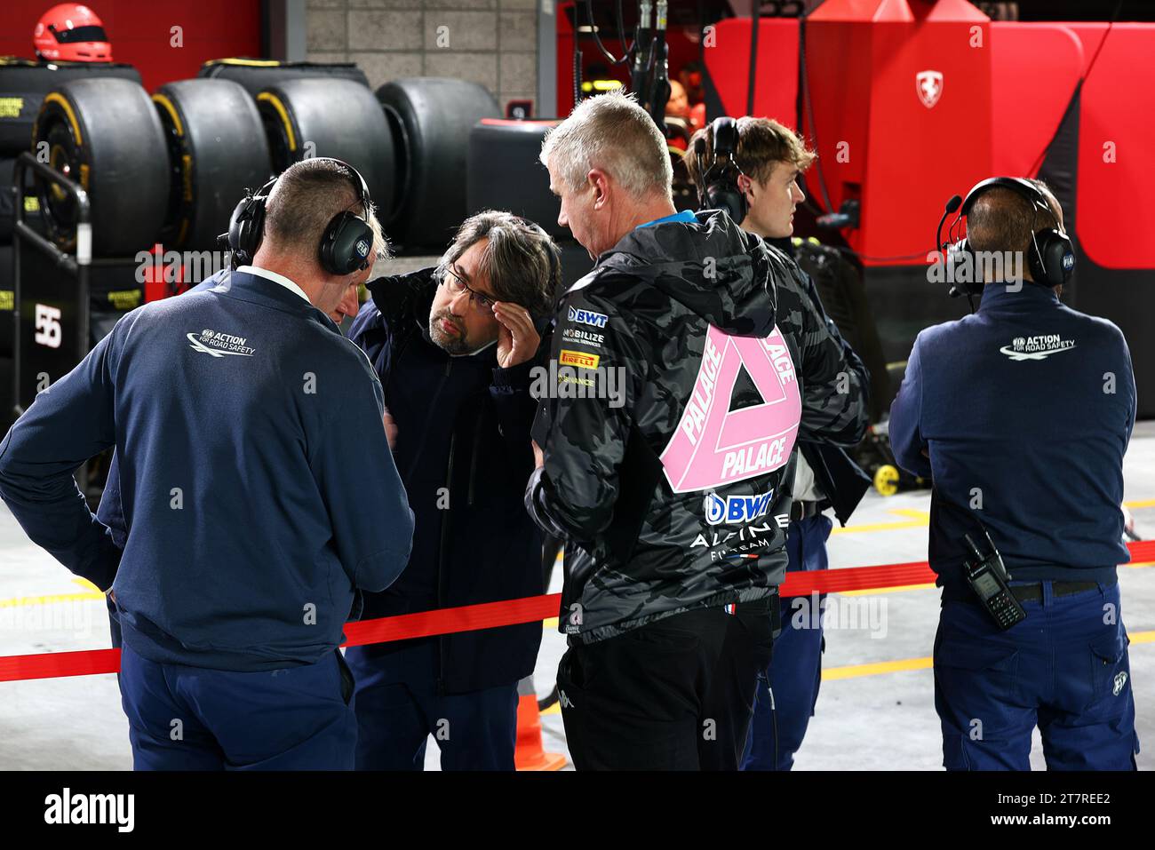Las Vegas, USA. 16th Nov, 2023. Rob Cherry (GBR) Alpine F1 Team Race ...