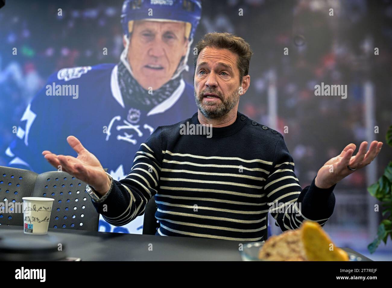 Stockholm, Sweden. 16th Nov, 2023. Actor Jason Priestley photographed ...