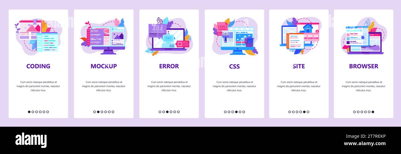 Error screens Stock Vector Images - Alamy