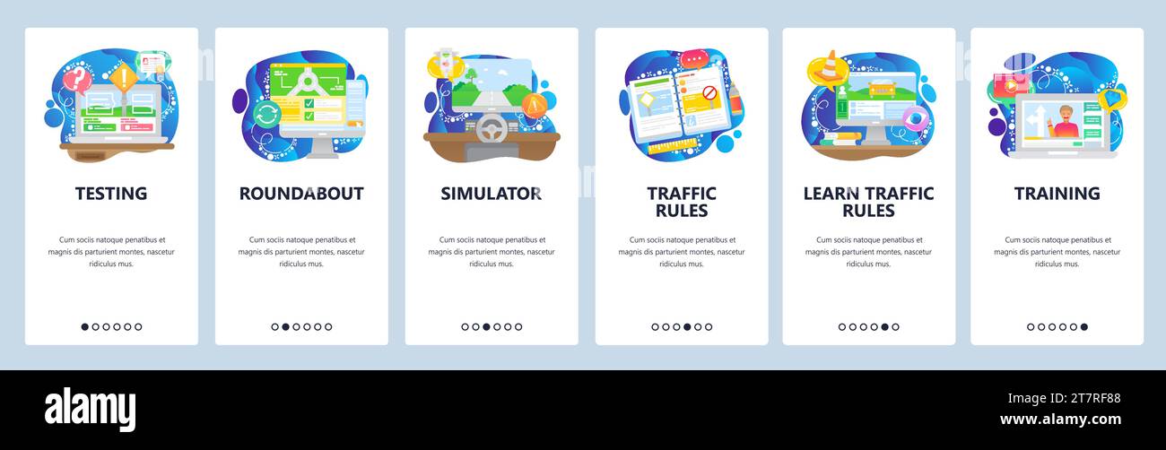 Online driving test, computer simulator, road rules book, driving ...
