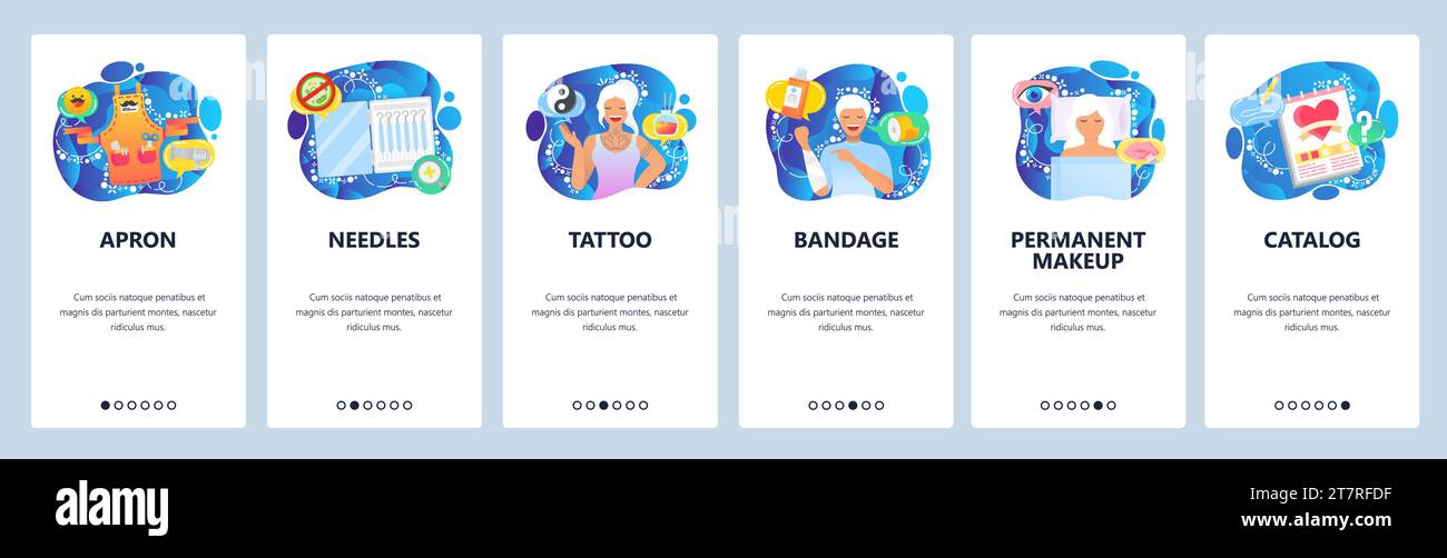 Beauty salon and spa, tattoo and permanent makeup studio, needles ...