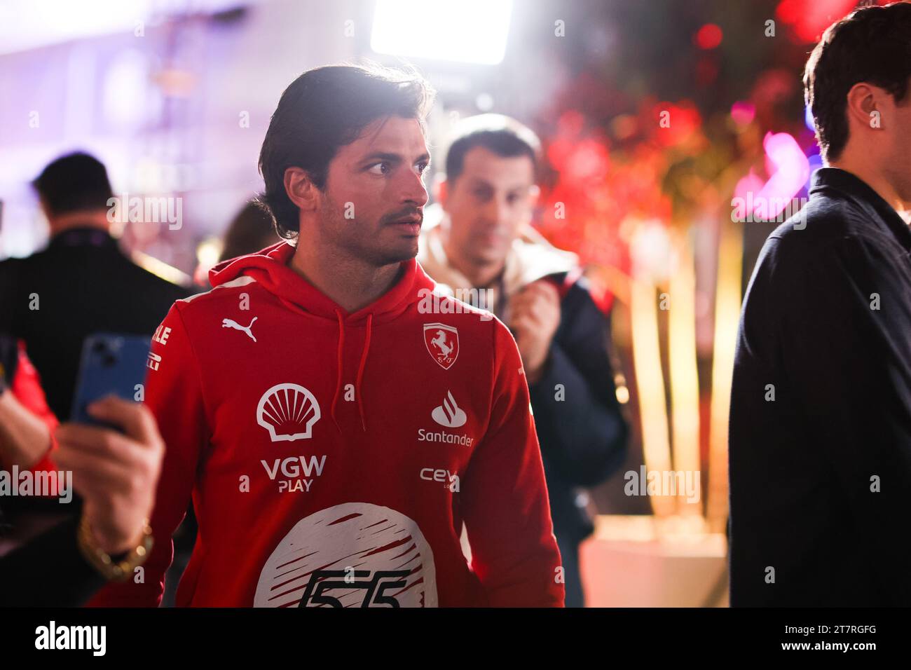SAINZ Carlos (spa), Scuderia Ferrari SF-23, portrait during the 2023 Formula 1 Heineken Silver ...