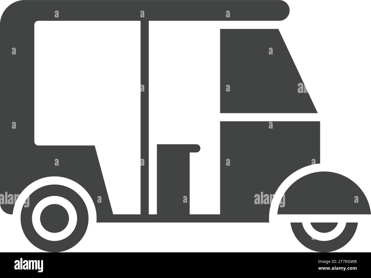 Auto Rickshaw icon vector image Stock Vector Image & Art - Alamy