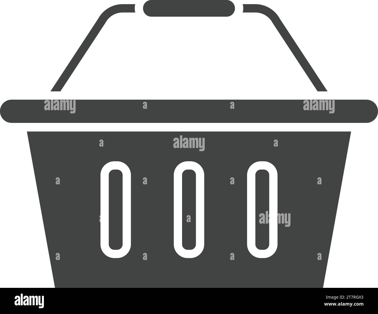 Basket icon vector image Stock Vector Image & Art - Alamy