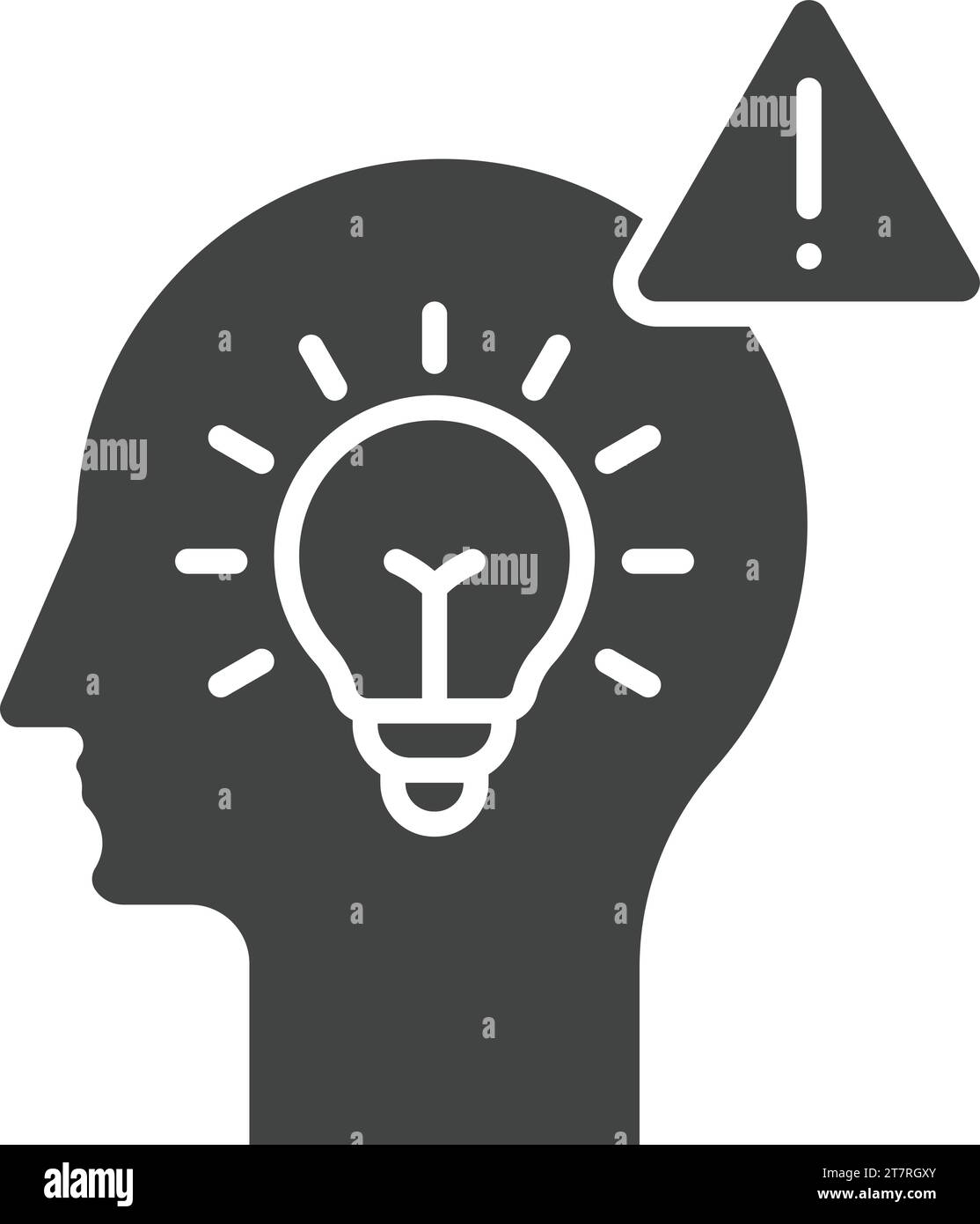 Bad idea icon vector Black and White Stock Photos & Images - Alamy