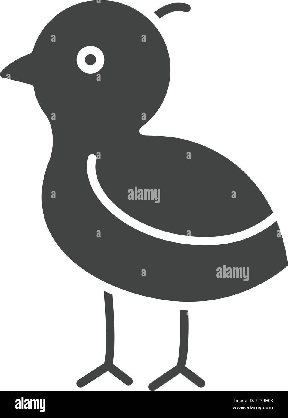Baby Chick icon vector image Stock Vector Image & Art - Alamy