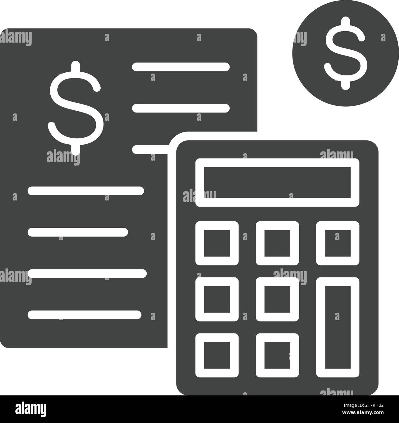 Budget icon vector image Stock Vector Image & Art - Alamy