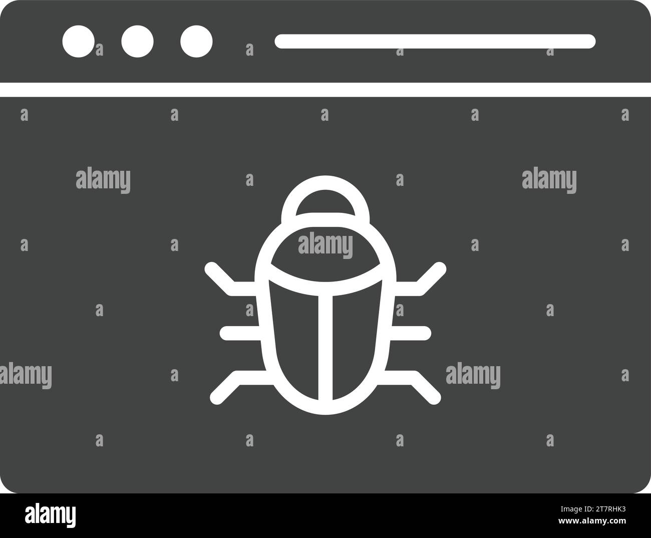 Bug Fixing Icon Vector Image Stock Vector Image And Art Alamy