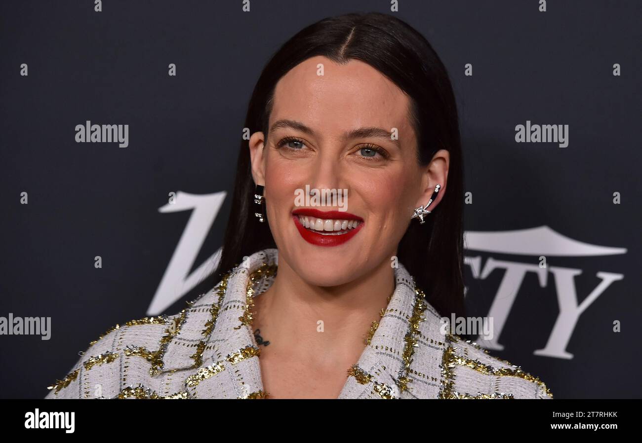 Riley Keough arrives at Variety's Power of Women on Thursday, Nov. 16 ...