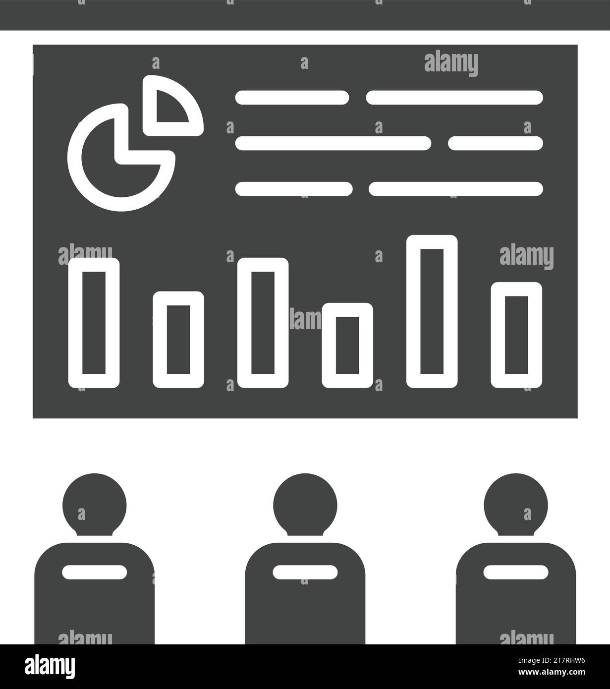 Business Presentation icon vector image Stock Vector Image & Art - Alamy