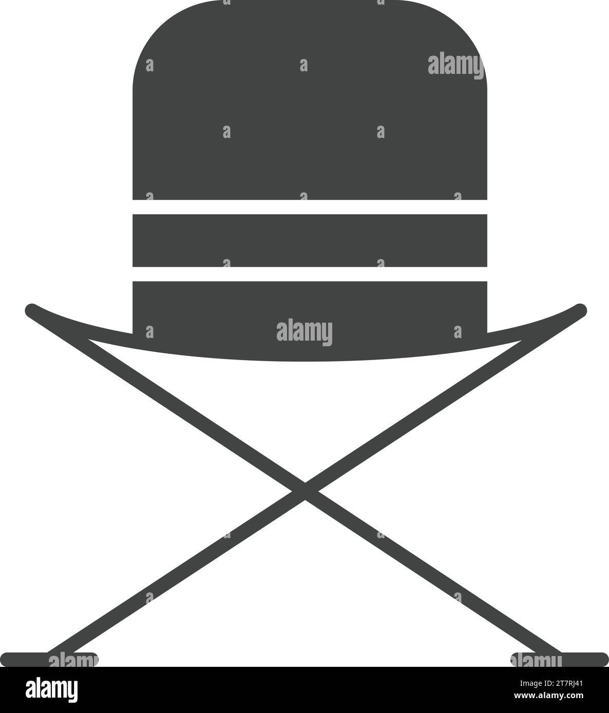 Camping Chair icon vector image Stock Vector Image & Art - Alamy