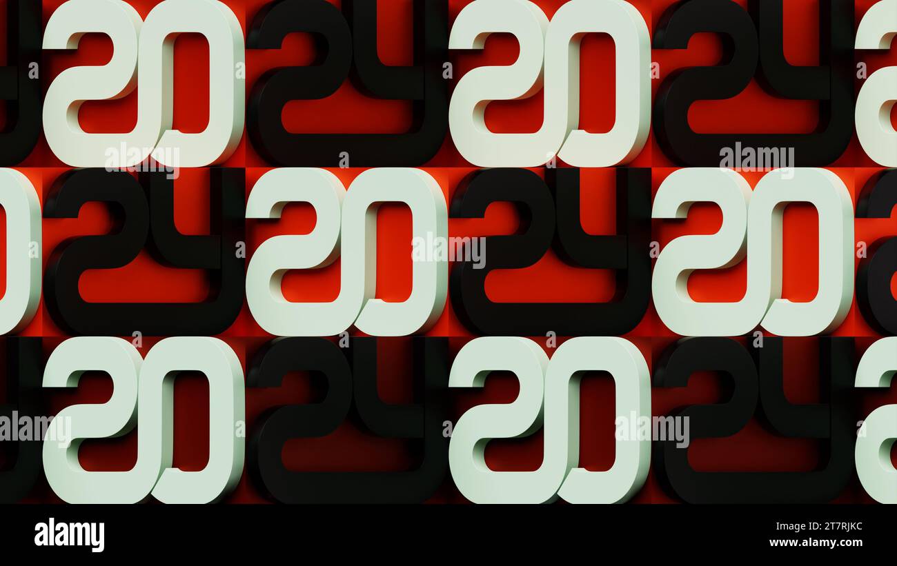Calendar header number 2024 on colorful background. Happy new year 2024 ...