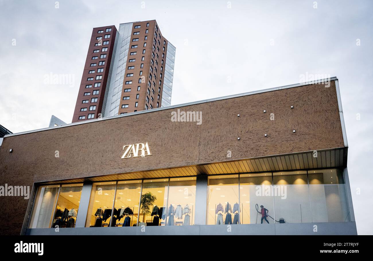 ROTTERDAM - Exterior of Zara during the opening of the largest store of ...
