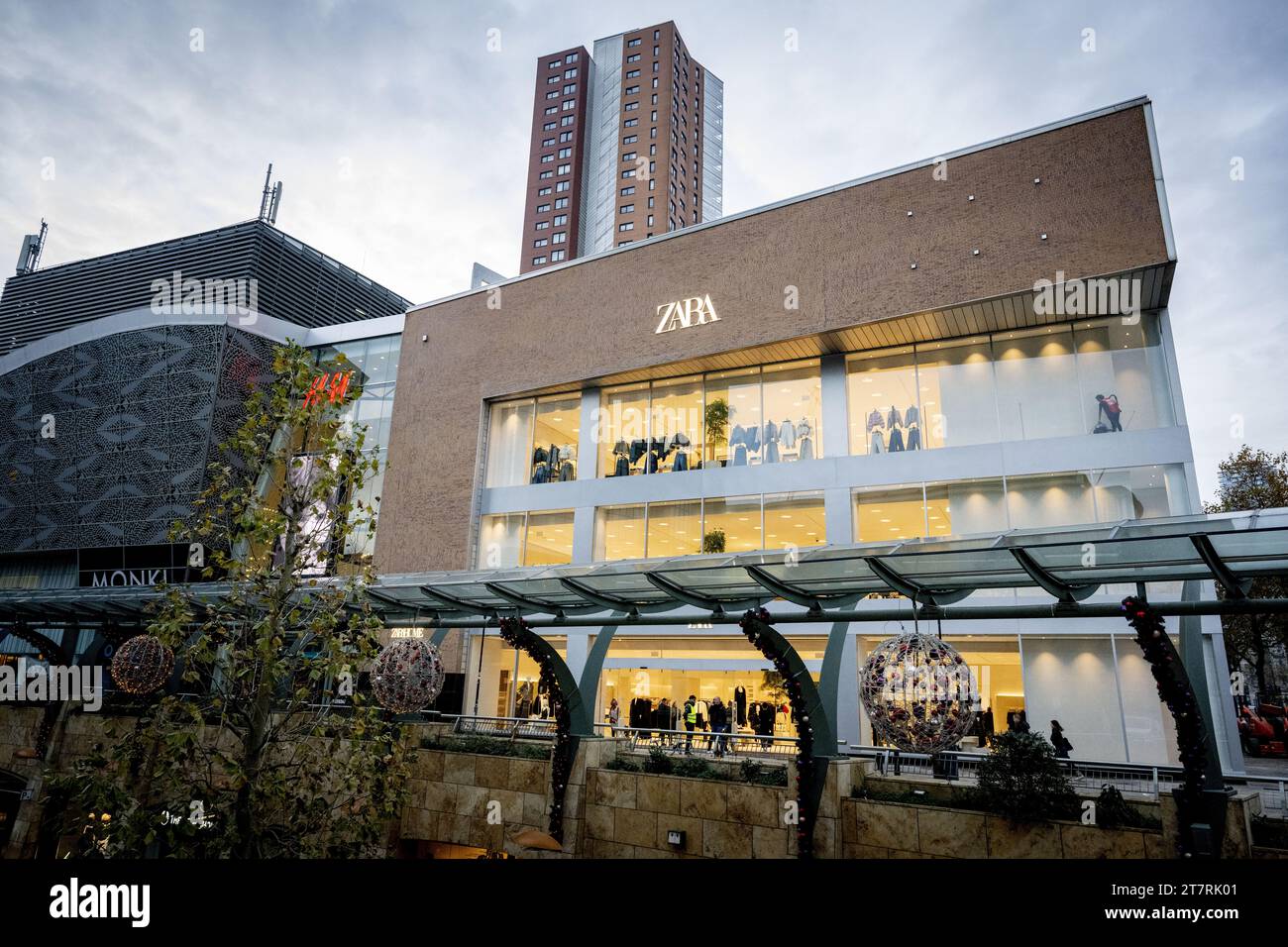 ROTTERDAM - Exterior of Zara during the opening of the largest store of ...