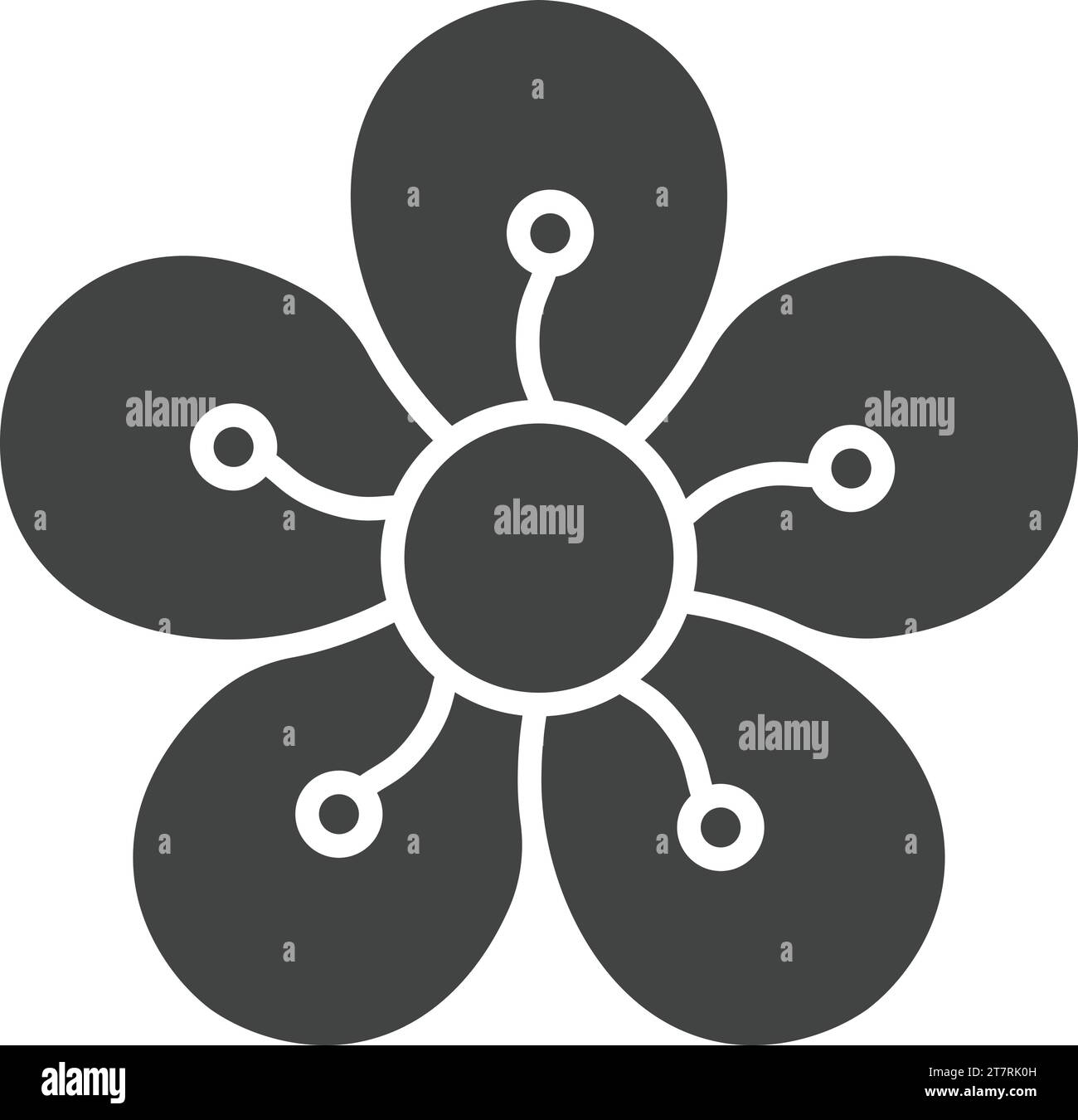 Cherry Blossom icon vector image Stock Vector Image & Art - Alamy