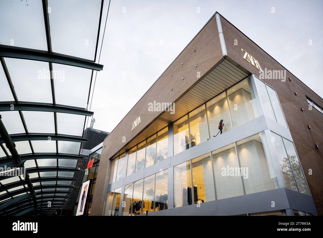 ROTTERDAM - Exterior of Zara during the opening of the largest store of ...