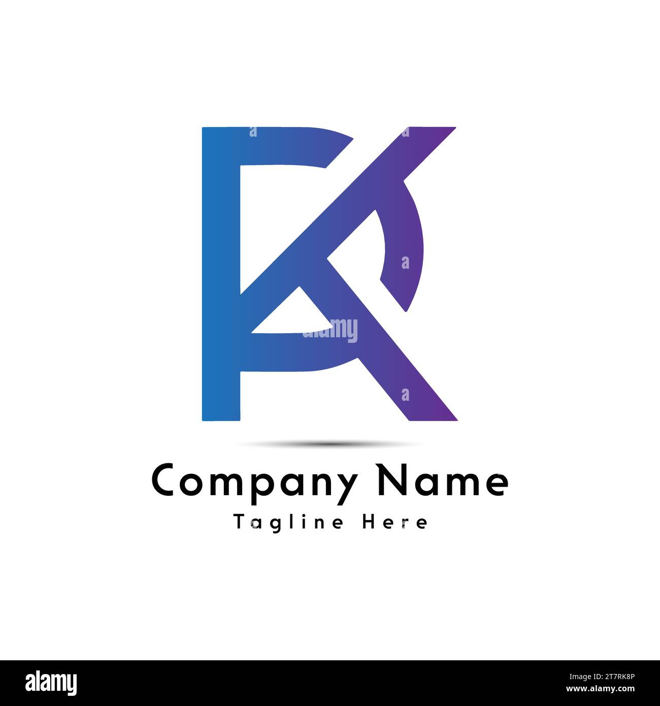Dk letter logo design hi-res stock photography and images - Alamy