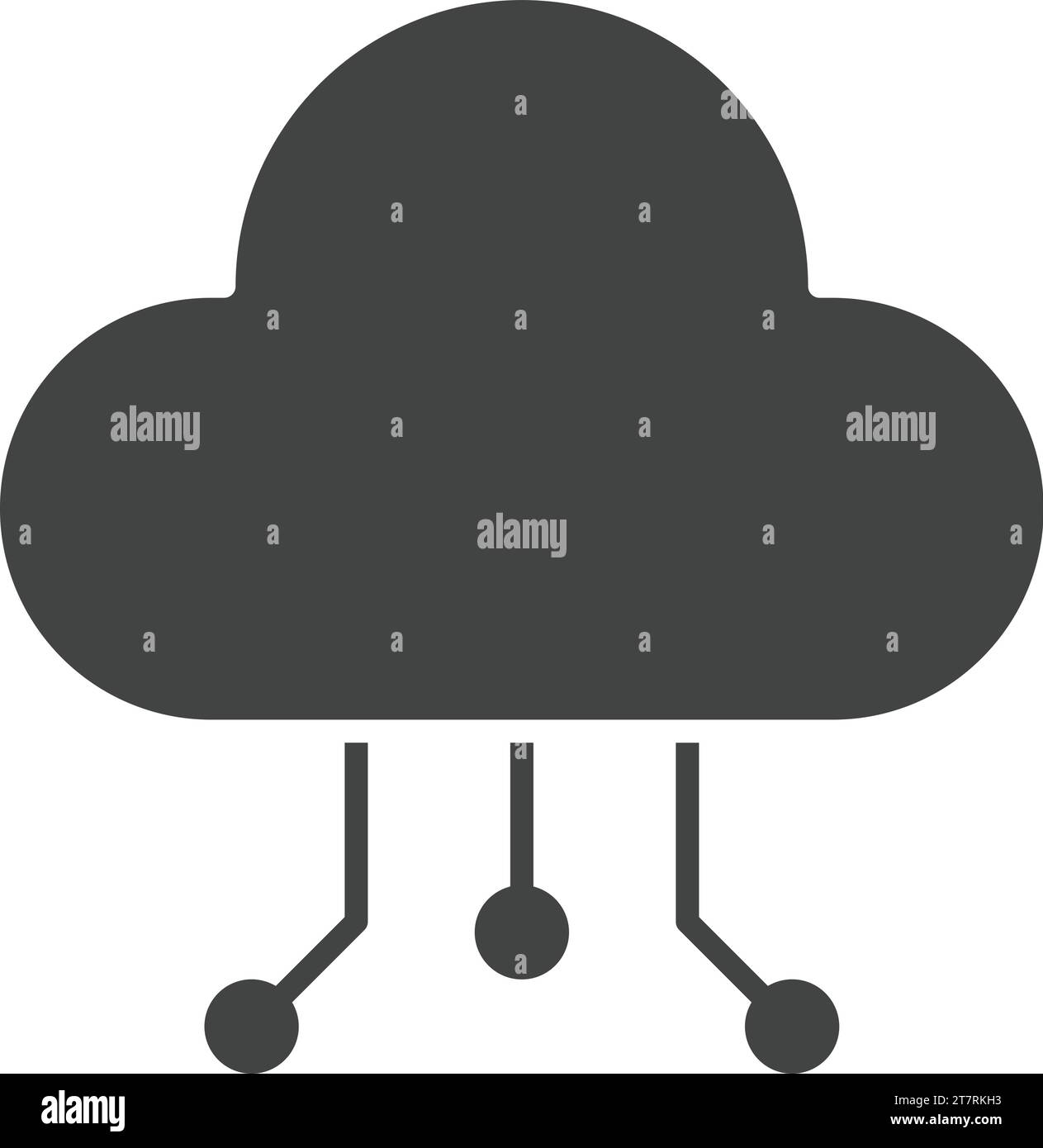 Cloud Data Distribution icon vector image Stock Vector Image & Art - Alamy