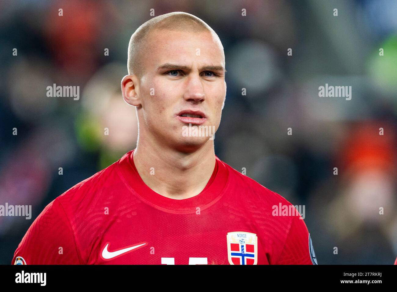 Oslo 20231116.Leo Skiri Oestigaard during the line-up before the ...