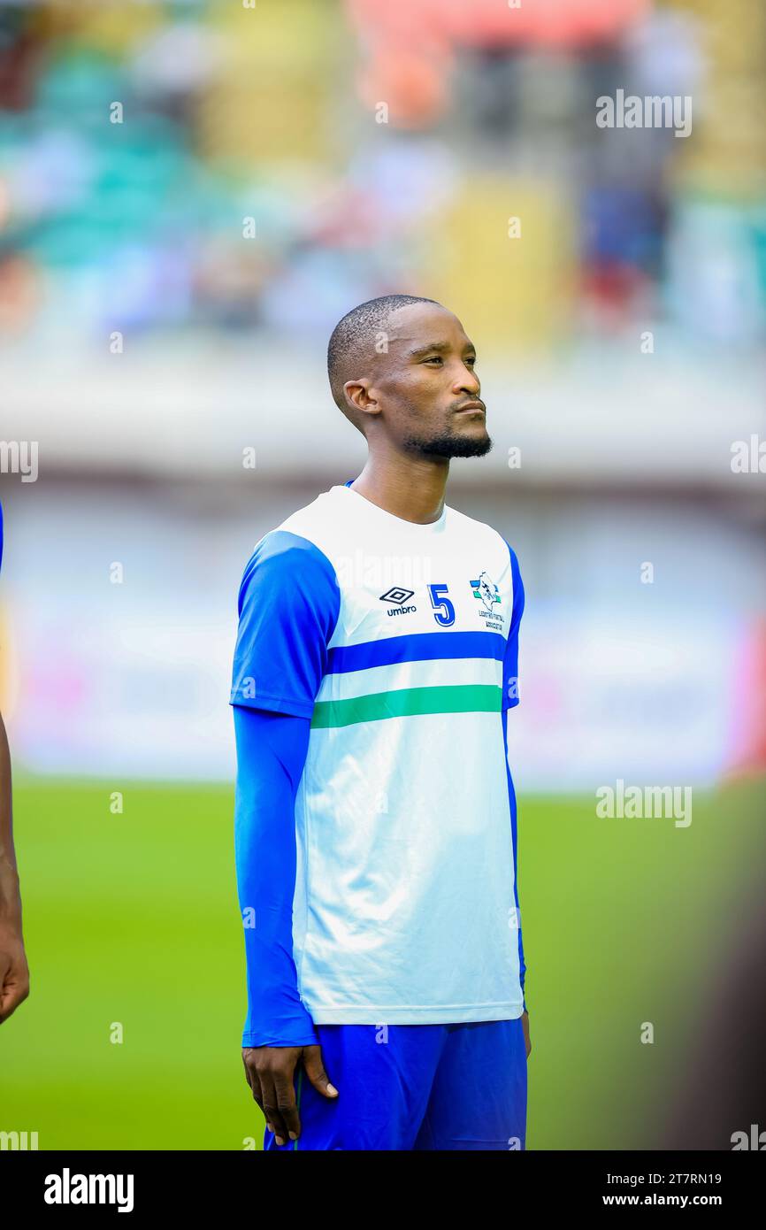 Akwa Ibom State, Nigeria. 16 nov 2023. Nigeria vs Lesotho. Tshwarelo ...