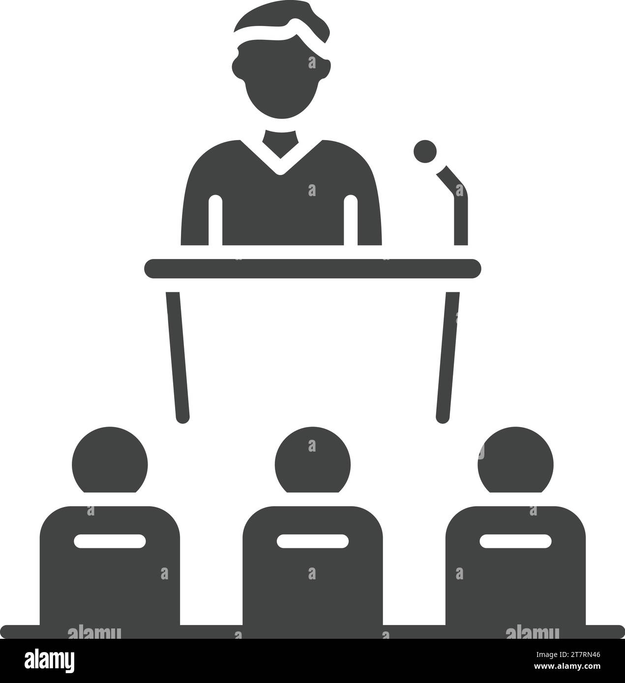 Conference icon vector image Stock Vector Image & Art - Alamy