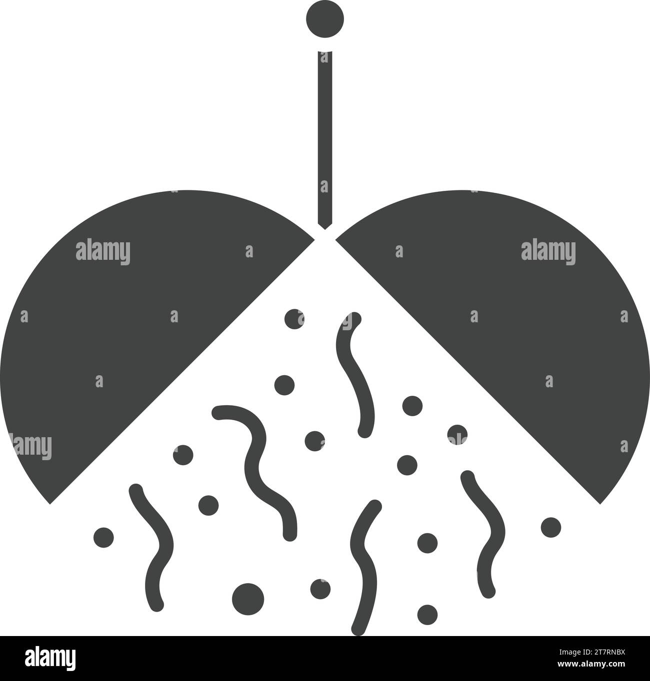 Confetti Ball icon vector image Stock Vector Image & Art - Alamy