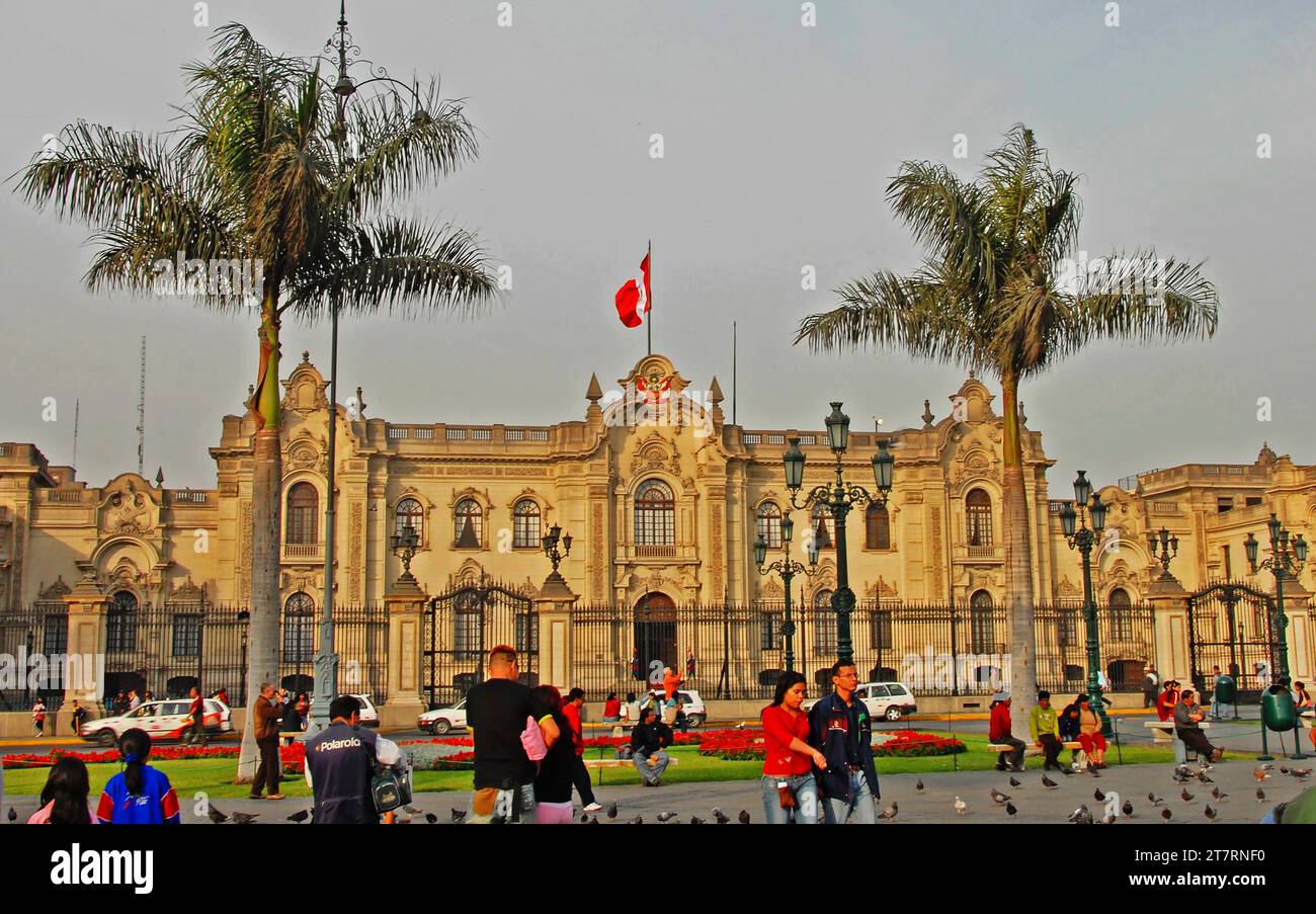 president palace,Lima, Peru Stock Photo - Alamy