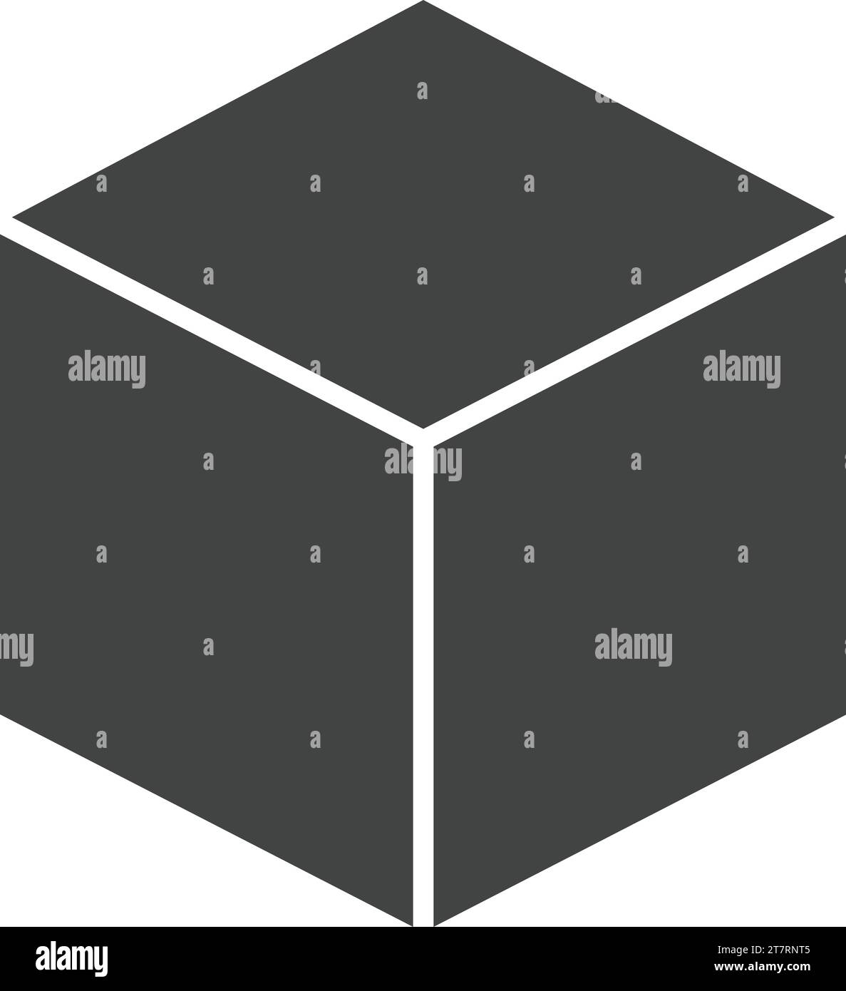 Cube icon vector image Stock Vector Image & Art - Alamy