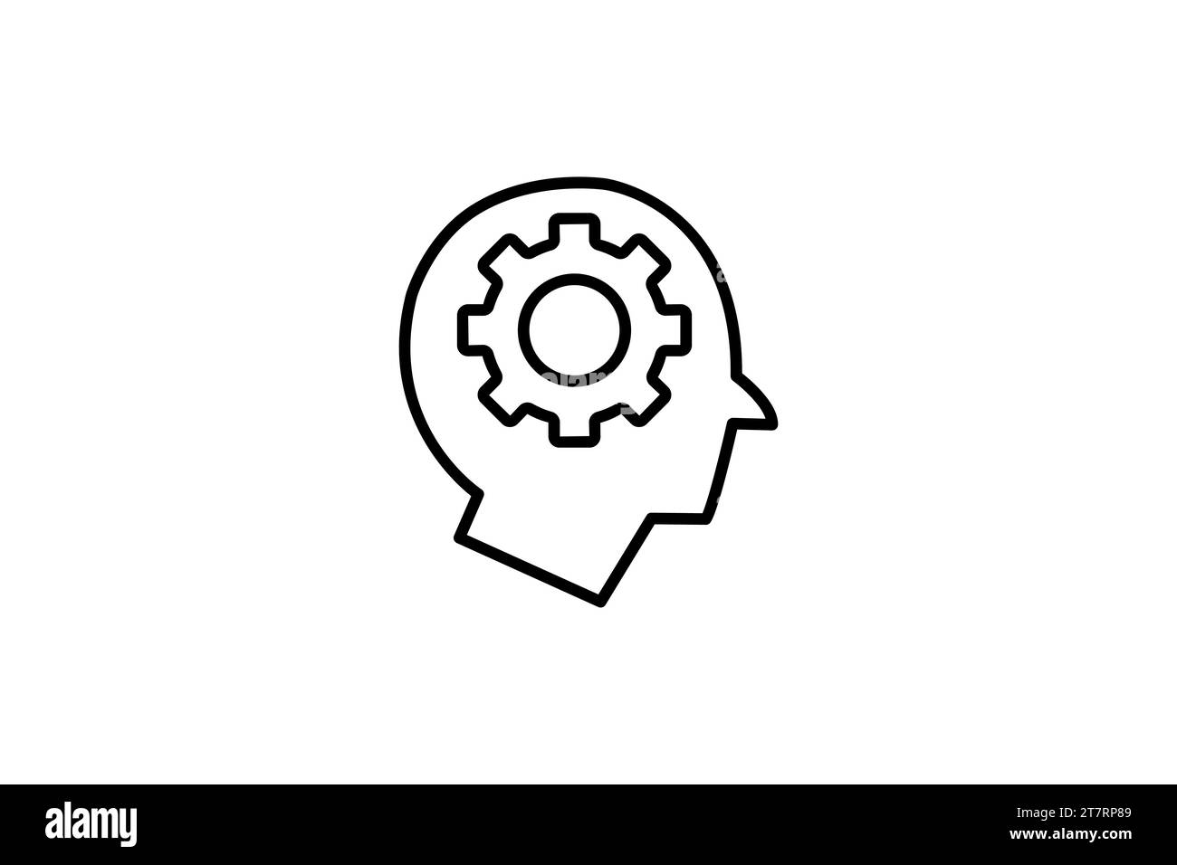 Human centric design icon. human with gears. human welfare, safety, and ...