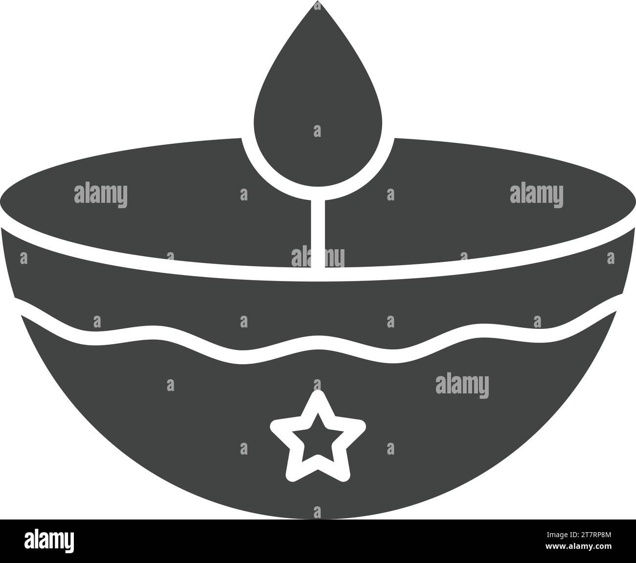 Diya Lamp icon vector image Stock Vector Image & Art - Alamy