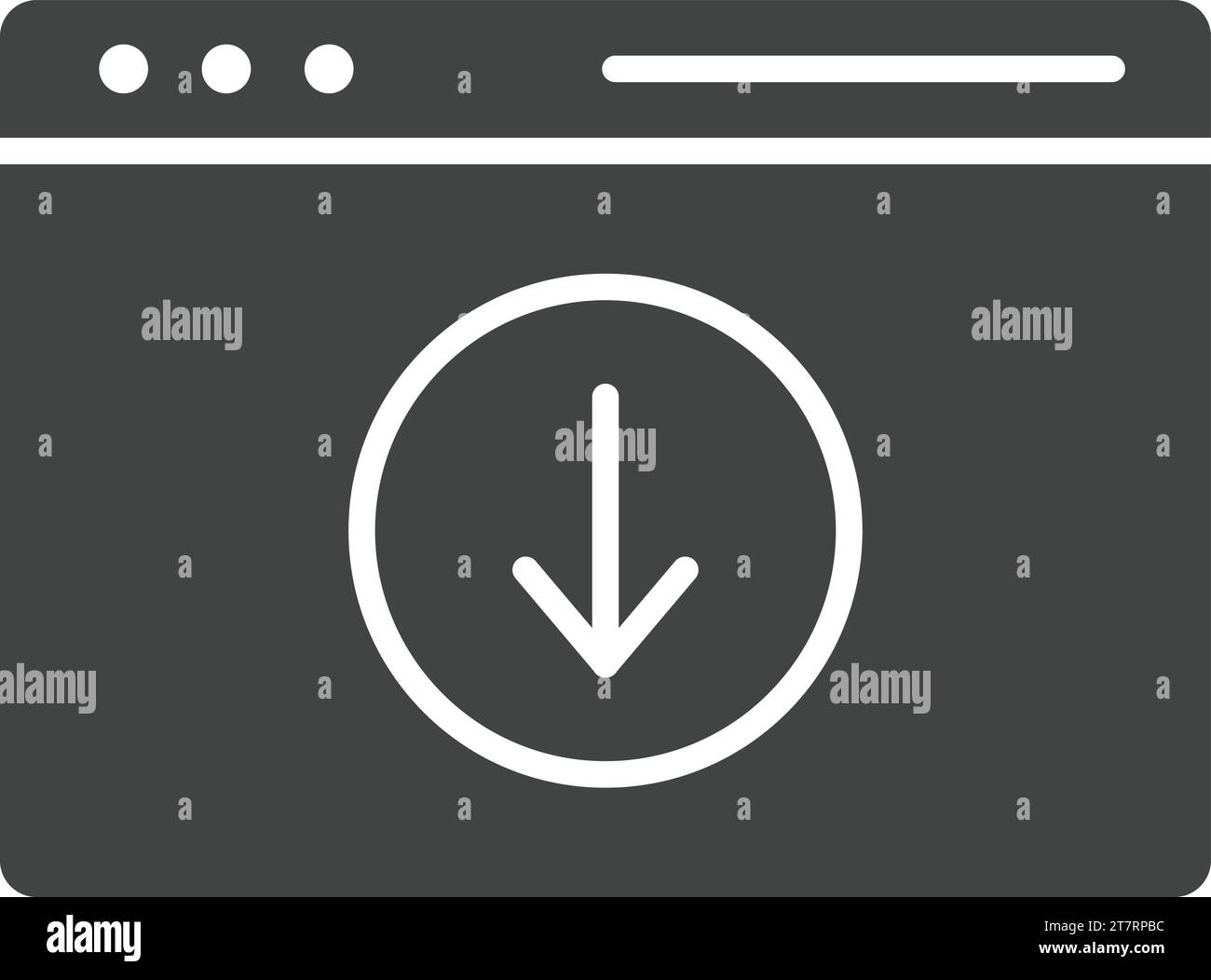 Download Webpage icon vector image Stock Vector Image & Art - Alamy