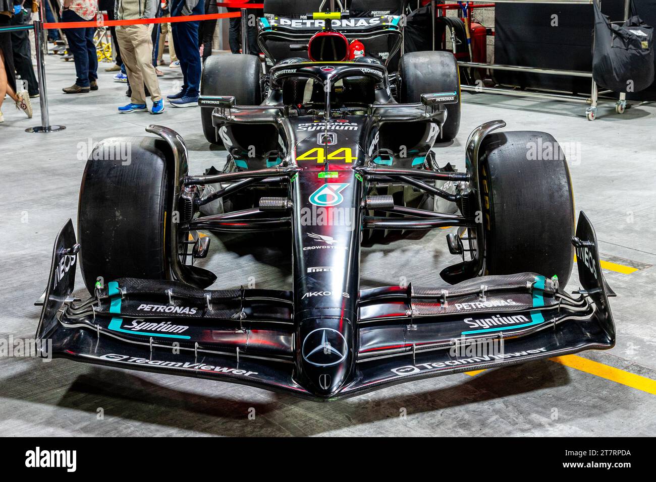 Las Vegas, USA. 16th Nov, 2023. The team Mercedes Formula 1 car, driven ...