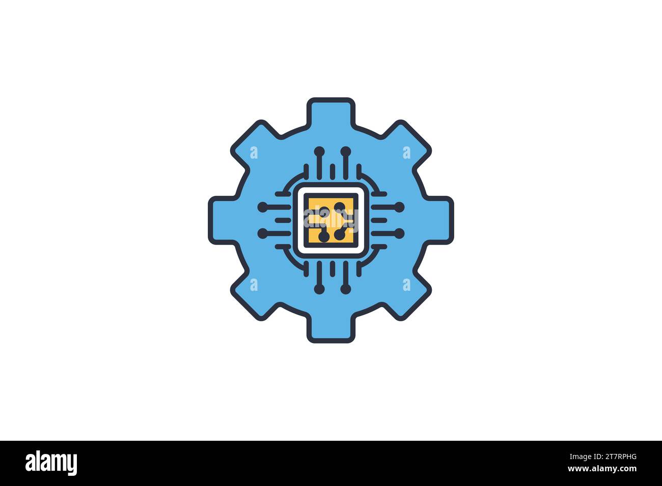 Human centric design icon. human with gears. human welfare, safety, and ...