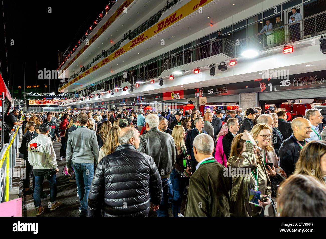 Las Vegas, USA. 16th Nov, 2023. Fans attend the F1 Car Presentation at ...