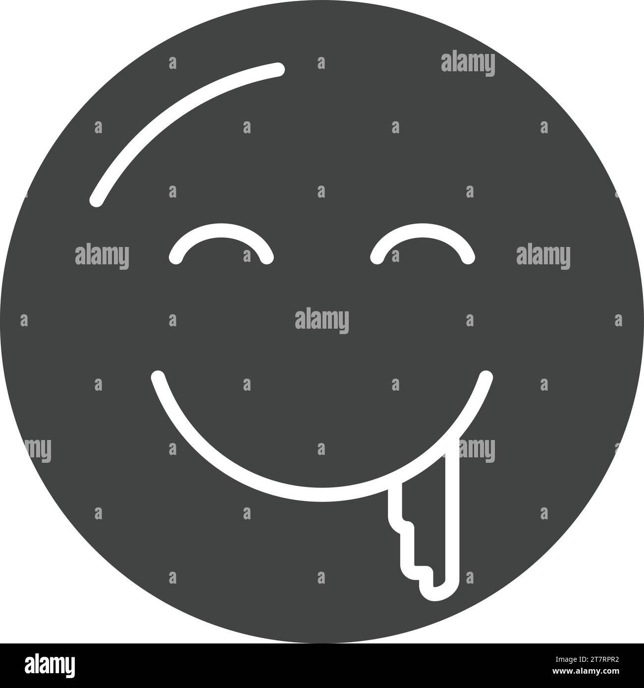 Drooling Face icon vector image Stock Vector Image & Art - Alamy